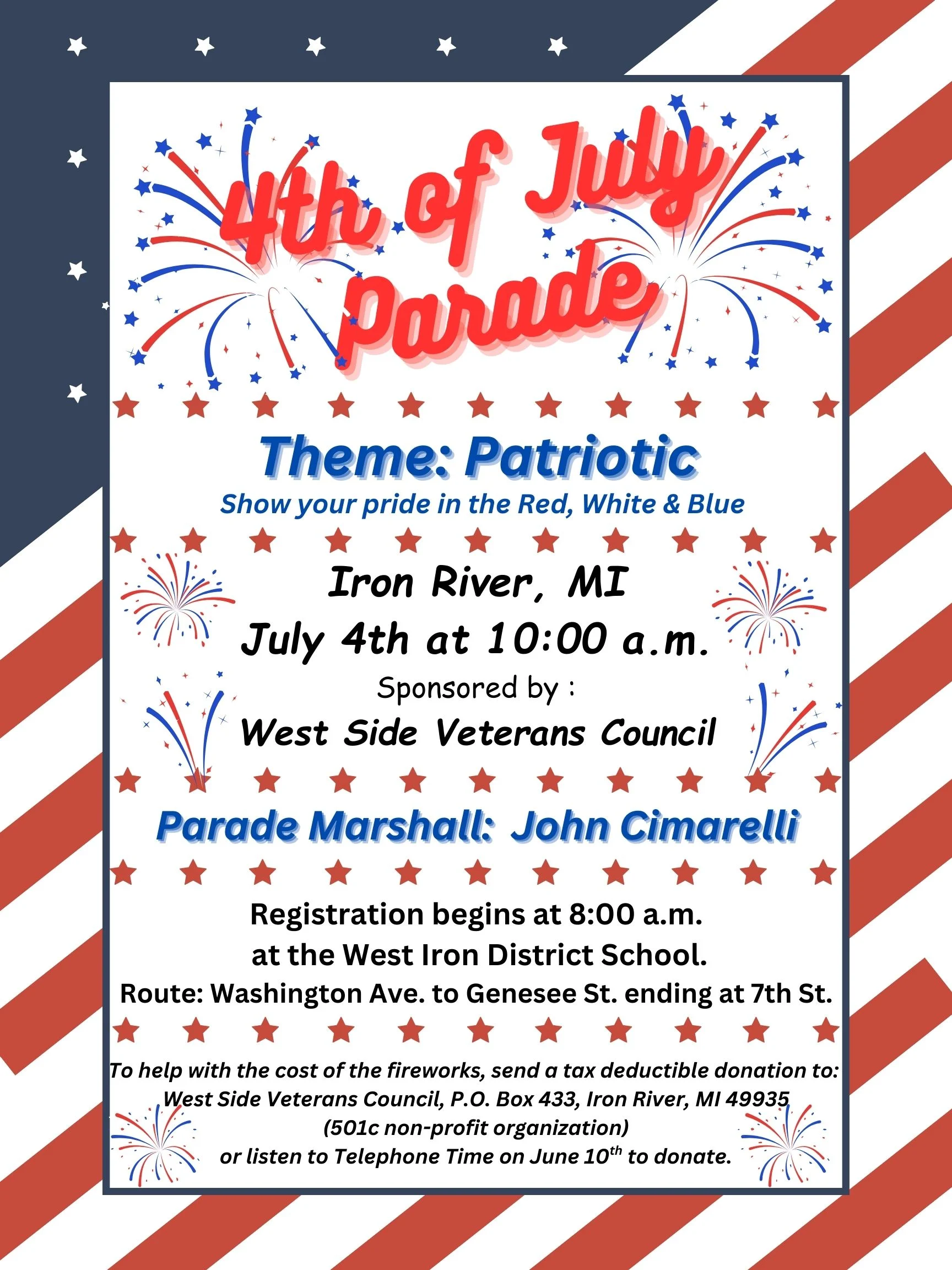 Iron River 4th of July Parade & Fireworks